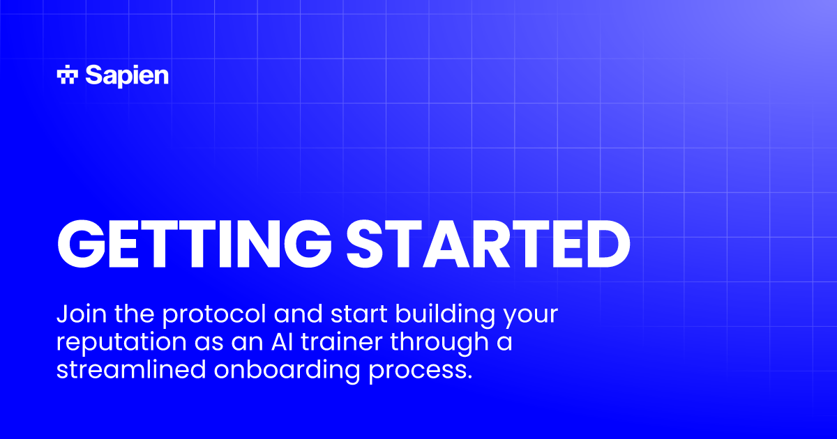 GETTING STARTED | Sapien